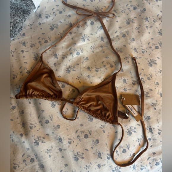 SKIMS | Swim | Skims Triangle String Bikini Top | Poshmark